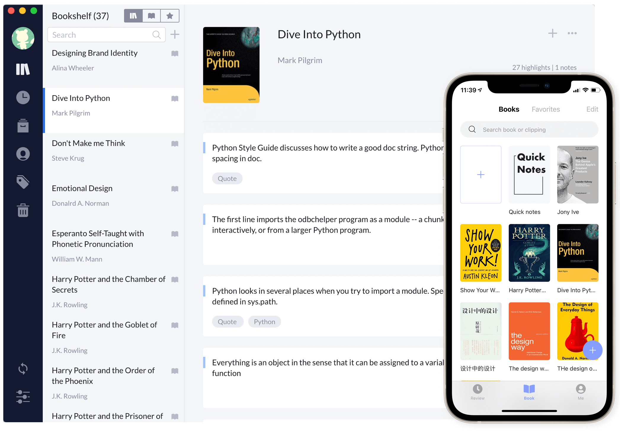 Knotes - Efficient reading notes management tool